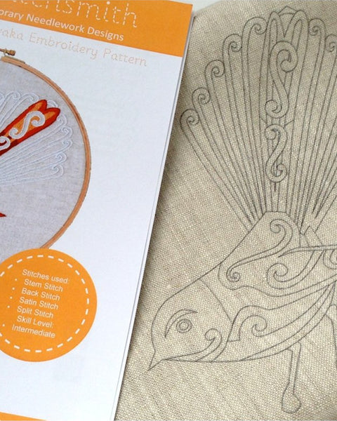 Fantail Embroidery Kit – Broomfields & Co