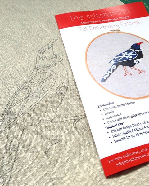 Tui embroidery kit – Broomfields & Co